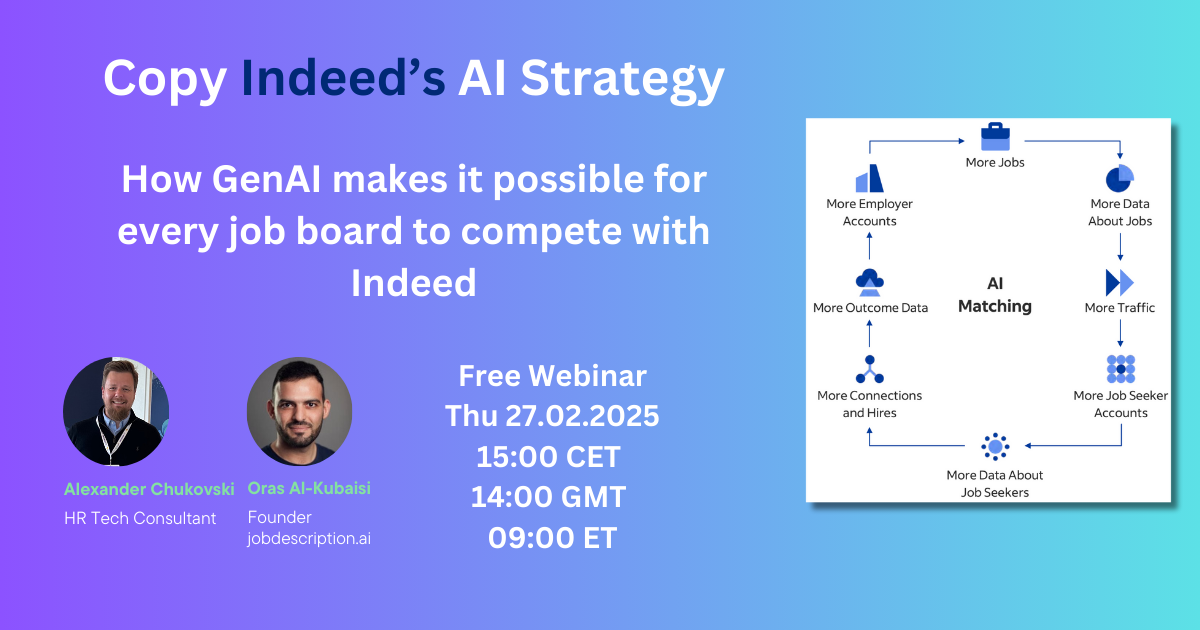 Webinar: Copy Indeed's AI Strategy for your Job Board